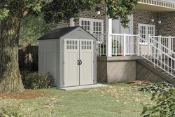 Suncast® Everett® 6 x 5 Outdoor Resin Storage Shed at Menards®