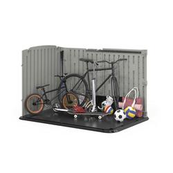 Suncast® Glidetop® Horizontal 4 x 6 Outdoor Resin Storage Shed at Menards®