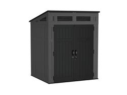 Suncast® Modernist® 6 x 5 Outdoor Resin Storage Shed at Menards®