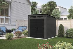 Suncast® Modernist® 7 x 7 Storage Outdoor Resin Shed at Menards®