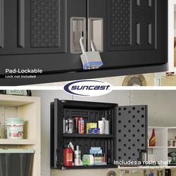 Suncast® 30"W x 30-1/4"H x 12"D Wall Storage Cabinet at Menards®