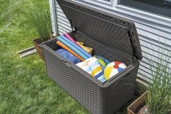 Suncast® 134-Gallon Extra-Large Resin Deck Box at Menards®