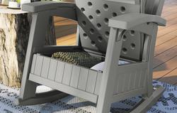 Suncast® Elements Dove Gray Rocking Chair at Menards®