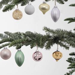 Enchanted Forest® 3.15" Gold, Silver, Green & Pink Classic Glass ...