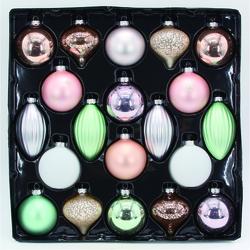 Enchanted Forest® 3.15" Gold, Silver, Green & Pink Classic Glass ...