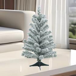 Enchanted Forest® 20" Unlit Mini Artificial Christmas Tree in Snow at ...