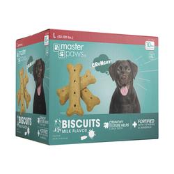 Master Paws® Milk Flavor Large Biscuit Dog Treats - 10 lb at Menards®