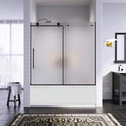 Tuscany® Corsica 60"W x 60"H Oil-Rubbed Bronze Frameless Soft-Close ...