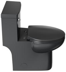 Tuscany® Wissota 1-Piece Black Tall Elongated Toilet at Menards®