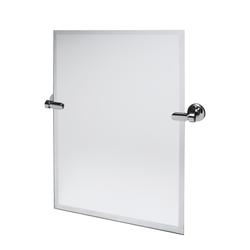 Tuscany® 21"W x 24"H Chrome Beveled Pivoting Frameless Mirror at Menards®
