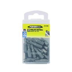 Performax® 1" Phillips P2R Drywall Insert Drive Bit - 30 Pack at Menards®
