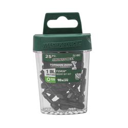 Masterforce® Impact 1" Star T25 Insert Drive Bit - 25 Pack at Menards®