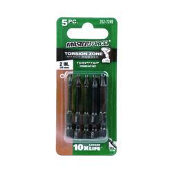 Masterforce® Impact 2" Star TTAP Power Drive Bit Set - 5 Piece at Menards®