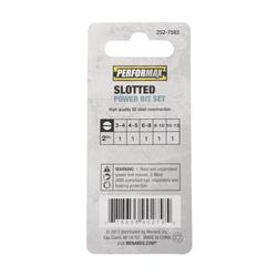 Performax® 2" Slotted Power Drive Bit Set - 5 Piece at Menards®