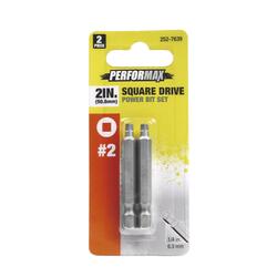 Performax® 2" Square #2 Power Drive Bit - 2 Pack at Menards®