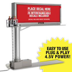 O Scale 26-Sign Lighted Billboard (Decal Set #3) at Menards®