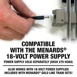 10" Straight O Gauge Tubular Track with Power Lock-On at Menards®