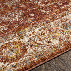 Surya Mirabel Rust 5' x 7'5" Area Rug at Menards®