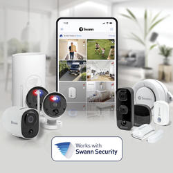 Swann® AllSecure 4K UHD Wireless Security Kit with 2 Wire-Free Cameras ...