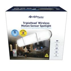 Swann Alpha Series 1200 Lumen 3-Head Battery Powered Floodlight at Menards®