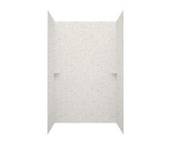 Swanstone™ Modern Subway Tile™ 62"W x 34"D x 72"H Bermuda Sand Shower ...