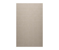 Swanstone™ Modern Subway Tile™ 36"W x 72"H Limestone Shower Surround ...