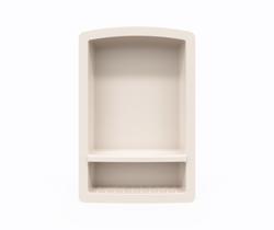 Swanstone™ 15"W x 4-5/16"D x 22"H Tahiti White Recessed Shampoo Shelf ...