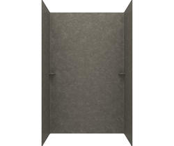 Swanstone™ Smooth™ 48"W x 36"D x 96"H Charcoal Gray Shower Wall ...