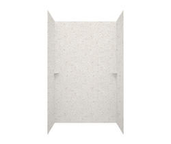 Swanstone™ Traditional Subway Tile™ 62"W x 32"D x 72"H Bermusa Sand ...