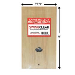 Swing Clear™ Large Mailbox Mounting Board at Menards®
