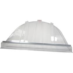 Wellcraft™ 58" W x 6" H x 44-1/2" Projection Clear Polycarbonate ...