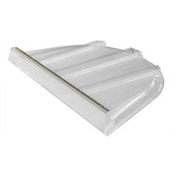 Wellcraft™ 58" W x 6" H x 44-1/2" Projection Clear Polycarbonate ...