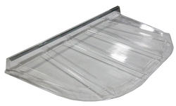 Wellcraft™ 75" W x 6-1/2" H x 46" Projection Clear Polycarbonate Window ...