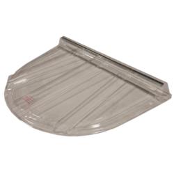 Wellcraft™ 58" W x 6" H x 44-1/2" Projection Clear Polycarbonate ...