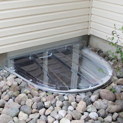 Wellcraft™ 47-1/2" W x 6" H x 43" Projection Clear Polycarbonate Window ...