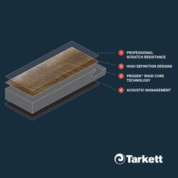 Tarkett® VeriCore™ Milled Hickory 7.01" x 48" Floating Luxury Vinyl ...