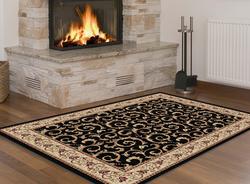 Tayse Rugs Elegance Black 7'10'' Round Area Rug at Menards®