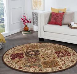 Tayse Rugs Elegance Multicolored 7'10" x 7'10" Area Rug at Menards®