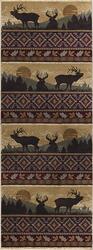 Designer's Image™ Lodge Sunset Multi-Color 27" x 7'6'' Area Rug at Menards®