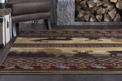 Designer's Image™ Lodge Sunset Multi-Color 9'3'' x 12'6'' Area Rug at ...