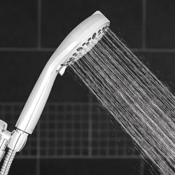 Waterpik ShowerClean PRO 7-Spray Setting Chrome Handheld Showerhead ...