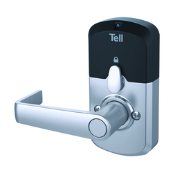 Tell™ Commercial Electronic Keypad Lock with Cortland Lever - Satin ...