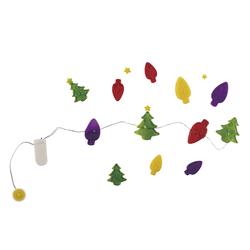 Enchanted Forest® 9-3/4" LED Lights & Trees Window Christmas Clings at ...