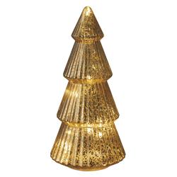 Enchanted Forest® 10" LED Glass Gold Christmas Tree at Menards®