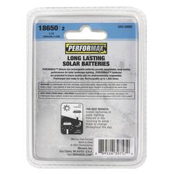 Performax® 2000MAH Li-ion Solar Batteries - 2 Pack at Menards®