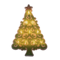 Enchanted Forest® 10" Lighted Tree Window Decoration at Menards®