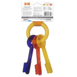 Nylabone® Teething Puppy Chew Keys Bacon-Flavored Dog Chew Toy at Menards®