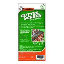 Frost King® 3' Brown Vinyl Gutter Cover at Menards®