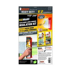 Frost King® EZ Roll Indoor Patio Door insulation Pre-Taped Kit 112" W x ...