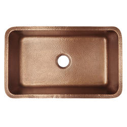 Sinkology Orwell Undermount 30" Antique Copper Single Bowl Kitchen Sink ...